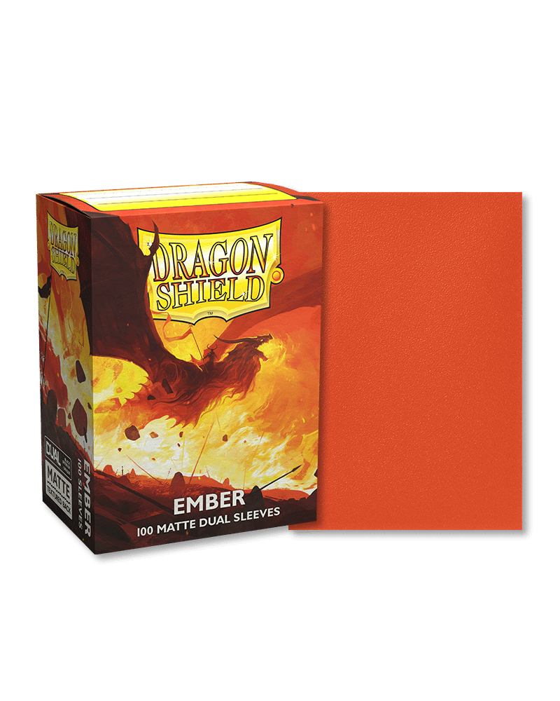 Dragon Shield Dual Matte Standard sleeves - Ember (100) - Kevin's Hobby ...