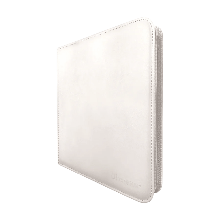 Vivid Pro Binder 12-Pocket zippered - White - Kevin's Hobby Shop
