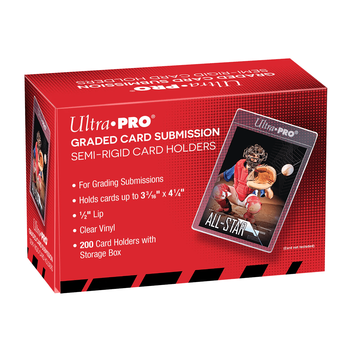 Ultra PRO Semi Rigid 1/2" Lip Tall Sleeves (200) - Kevin's Hobby Shop
