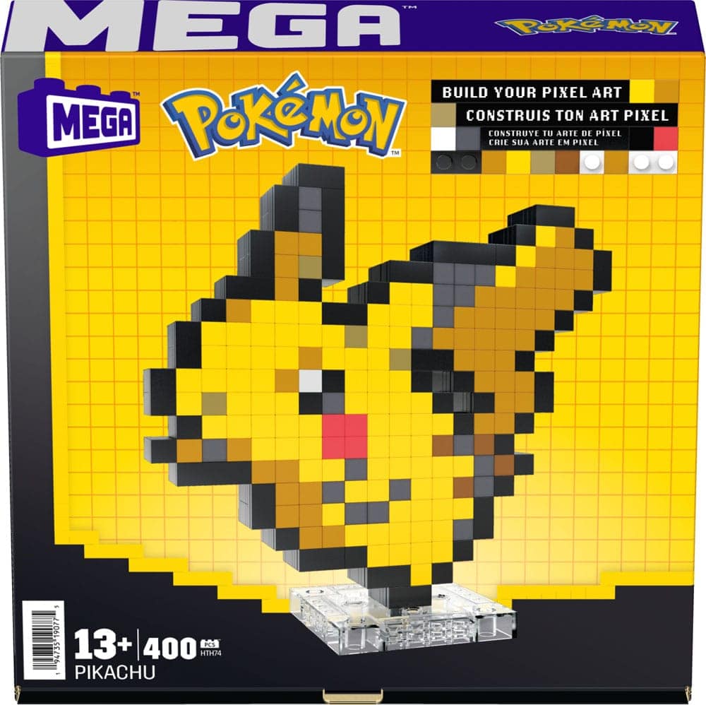 Pokémon MEGA Construction Set - Pikachu Pixel Art - Kevin's Hobby Shop