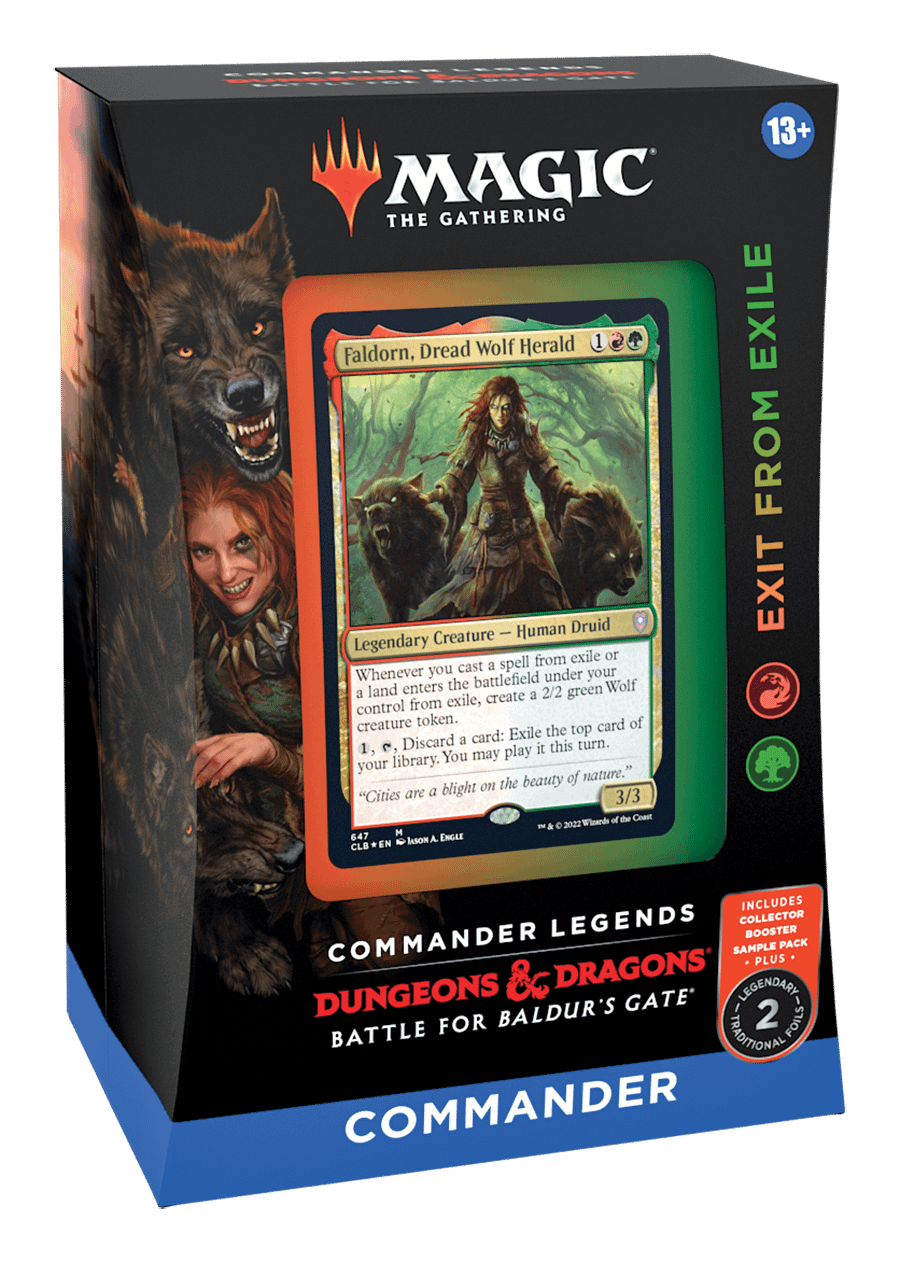 Magic: The Gathering - Battle for Baldur's Gate Commander Deck: Exit ...