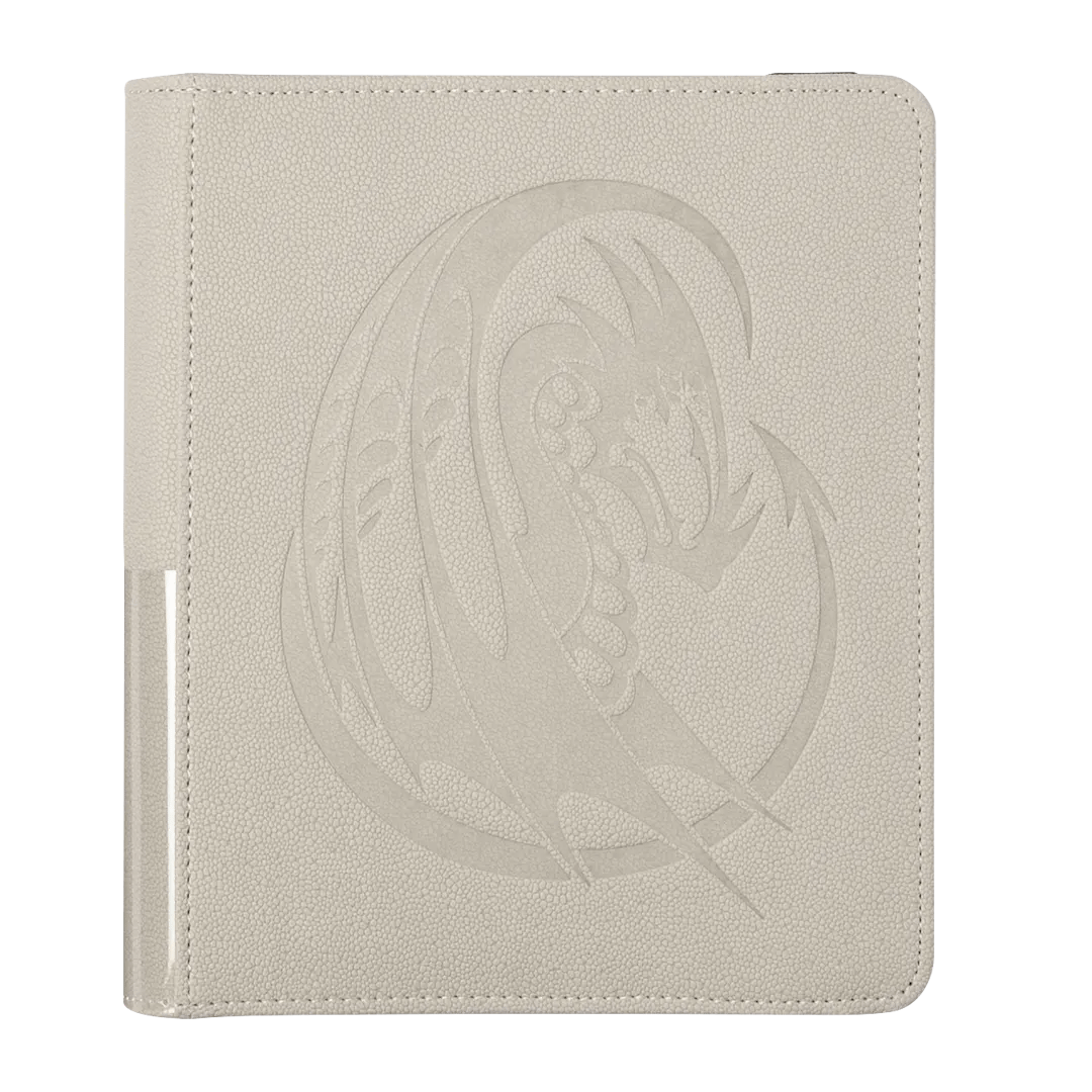 Dragon Shield - Card Codex Portfolio 160 (Ashen White) - Kevin's Hobby Shop