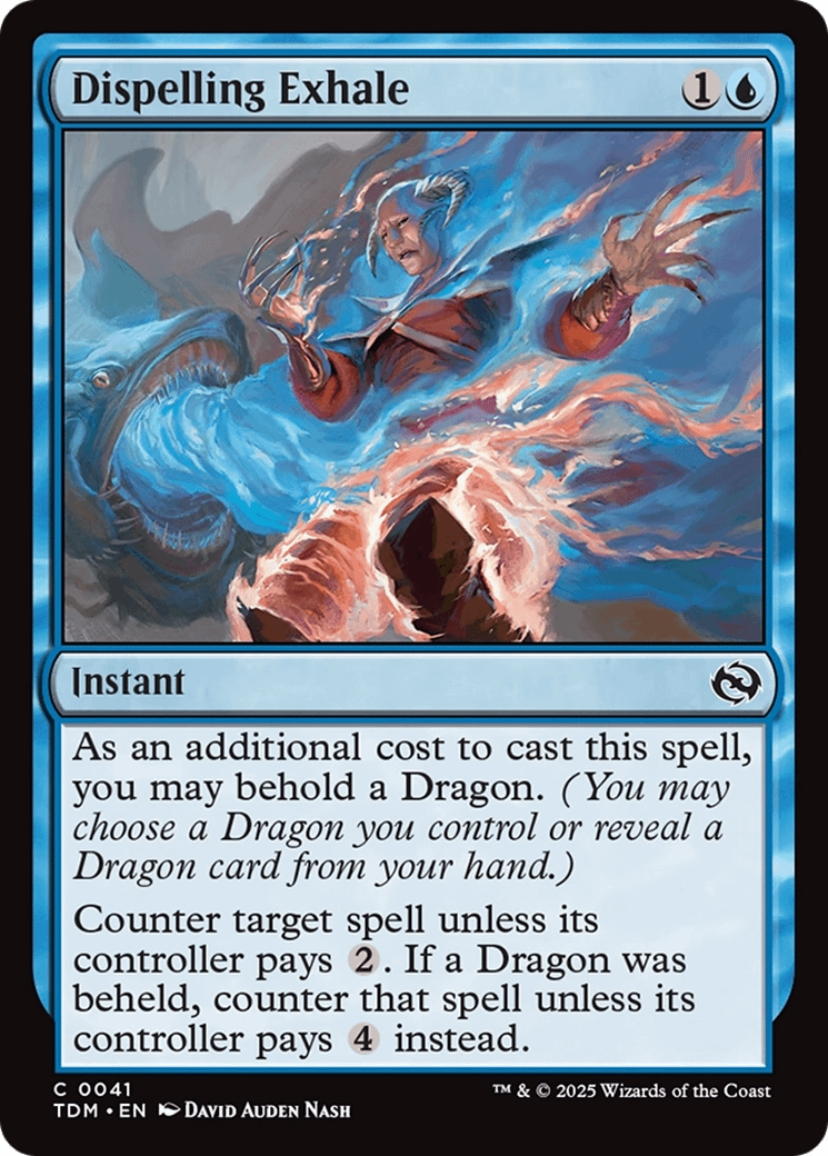 Dispelling Exhale - Tarkir: Dragonstorm #41 (Foil) - Kevin's Hobby Shop